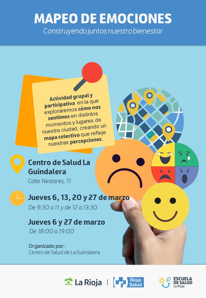 Mapeos de emociones por Zonas de Salud - Rioja Salud