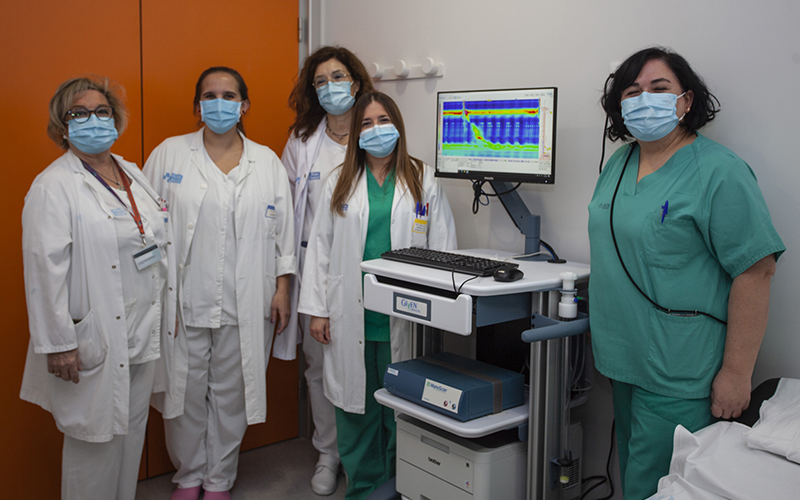 Primer procedimiento con el nuevo equipo de manometría de alta ...